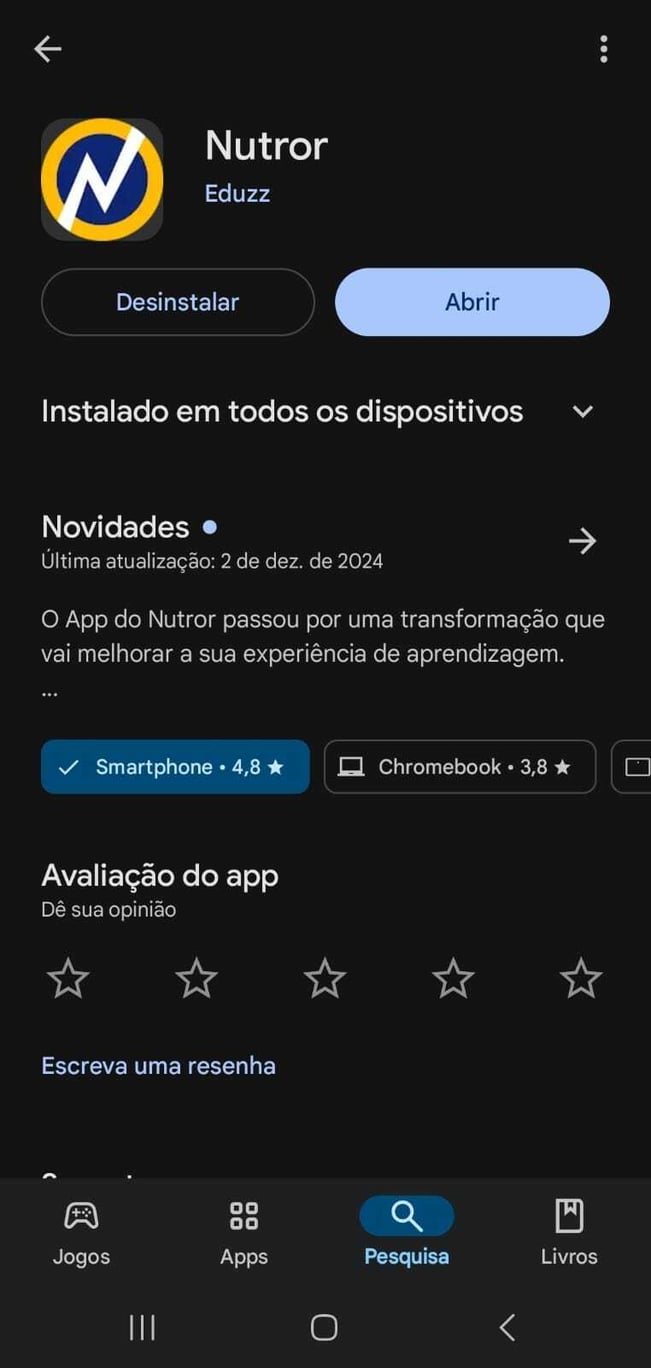 Como baixar o App Nutror?
